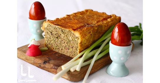 Drob de curcan în crustă de aluat foietaj